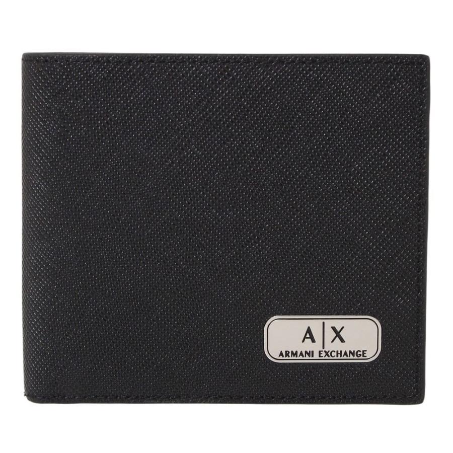 ARMANI EXCHANGE アルマーニエクスチェンジ 二つ折り財布 958098 CC843 00020 Black メンズ ポイント利用 ...