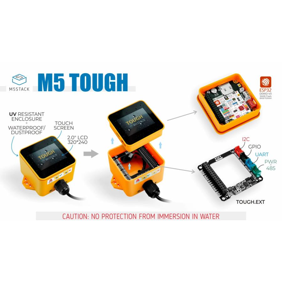 M5Stack Tough ESP32 IoT開発キット M5STACK-K034 : ソリノベ研究所Yahoo!通販 - 通販 - Yahoo!ショッピング