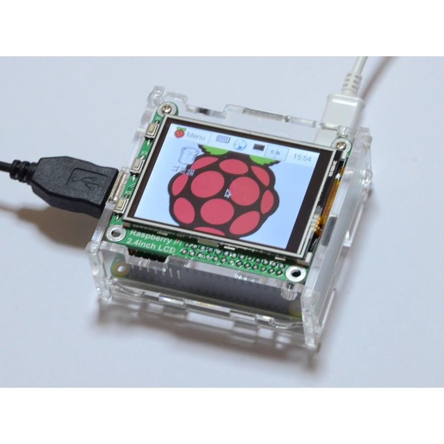 [B!] Raspberry Pi(ラズベリーパイ)用タッチパネル液晶モニター 2.4inch RPi LCD 初心者向け詳細説明書つき ...