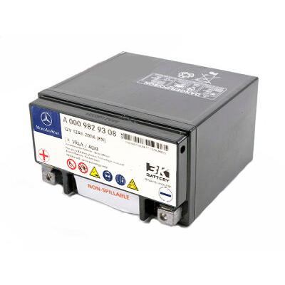 Mercedes-Benz ベンツ W216 後期 W218 サブバッテリー 12V 12AH 200A 純正品 CL550 CL63 ...