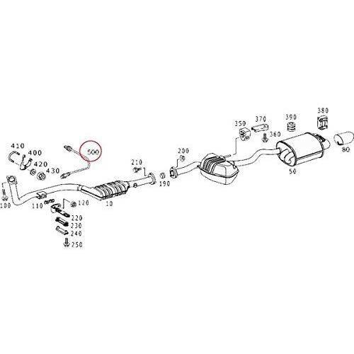ベンツ W168 W202 W208 O2センサー ラムダセンサー A160 A190 C200 CLK200 0015403817 ...