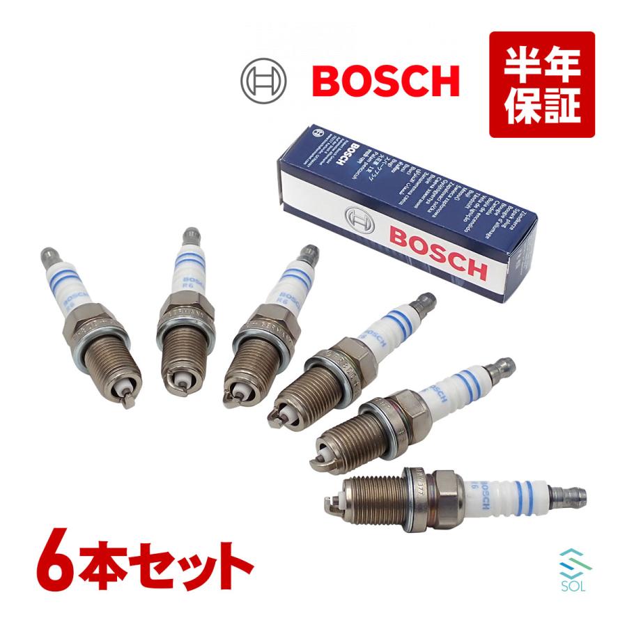 Mercedes-Benz ベンツ W202 W124 W210 スーパープラス スパークプラグ 6本セット (1台分) BOSCH製 ...