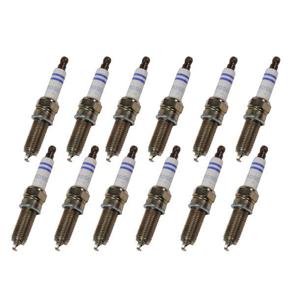 Mercedes-Benz ベンツ W463 W639 R170 プラチナ スパークプラグ 12本セット(1台分) BOSCH製 G320 ...