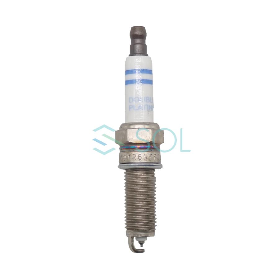 Mercedes-Benz ベンツ W203 W204 W211 W212 ダブルプラチナ スパークプラグ 6本セット(1台分) BOSCH製 ...