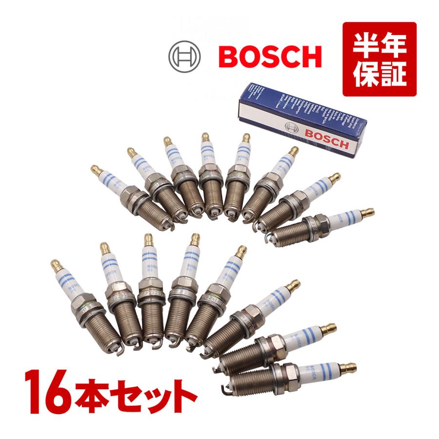 Mercedes-Benz ベンツ W215 W209 ダブルプラチナ スパークプラグ 16本セット 1台分 BOSCH CL55 CLS55 ...