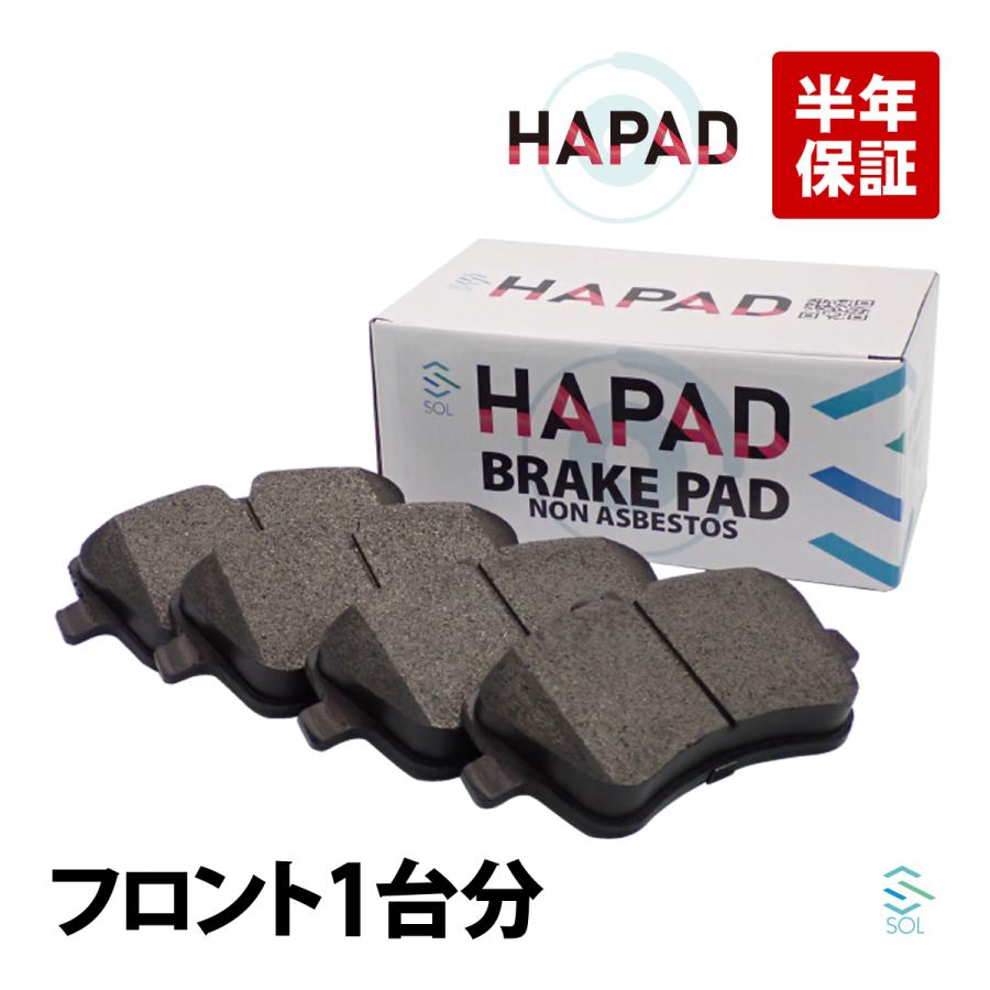 Mercedes-Benz HAPAD フロント ブレーキパッド 左右セット ベンツ W203 R171 C180 C200 C240 ...