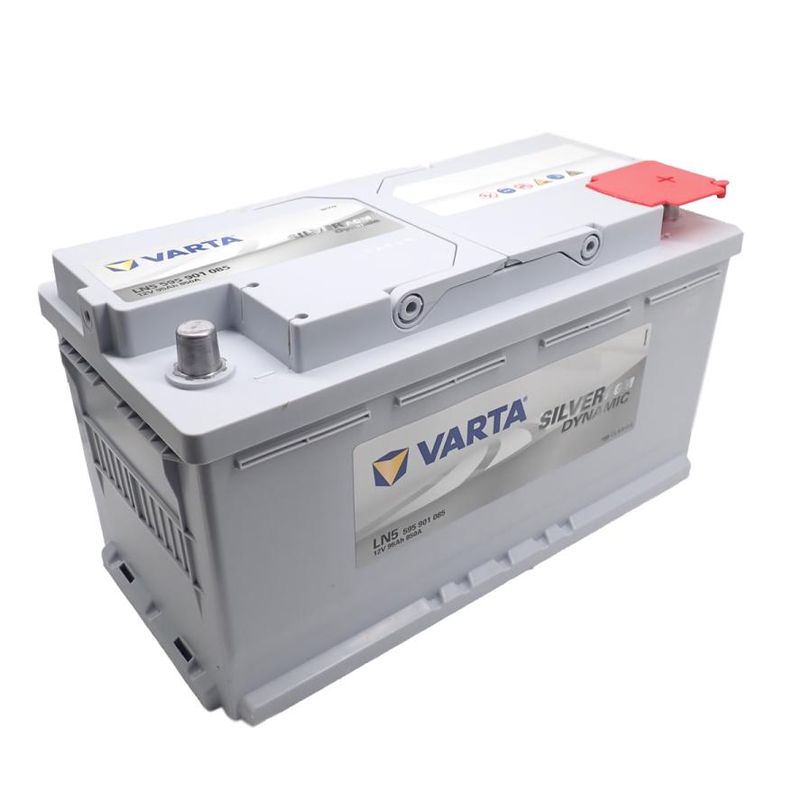 ボルボ S80 XC90 バッテリー VARTA製 シルバー ダイナミック AGM 12V 95AH 850A 595901085 ...