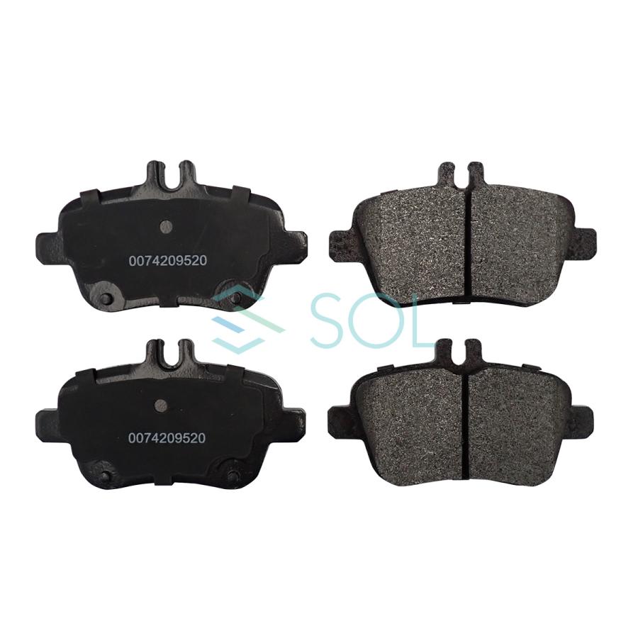 Mercedes-Benz HAPAD リア ブレーキパッド 左右 ベンツ X156 W117 GLA180 GLA220 GLA250 ...