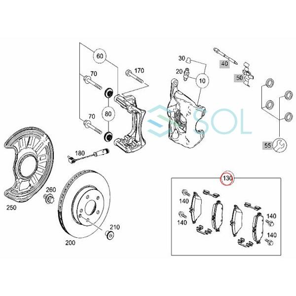Mercedes-Benz HAPAD フロント ブレーキパッド ベンツ W176 W246 W117 X156 A180 A250 B180 ...