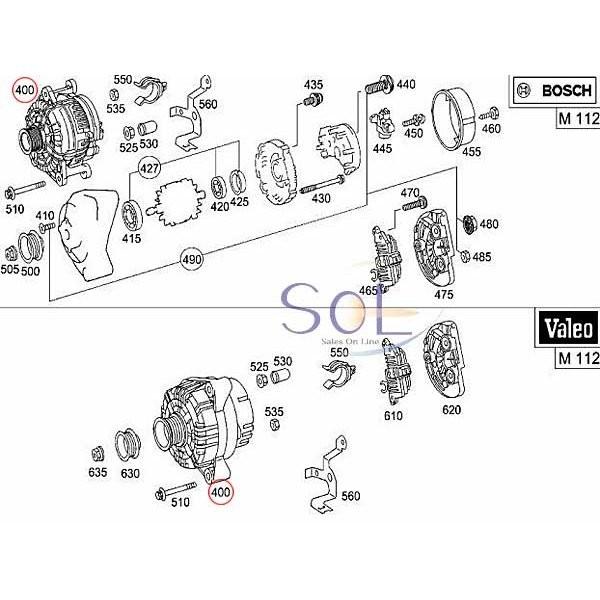 ベンツ W210 W211 W163 W639 オルタネーター HELLA製 E240 E320 ML320 ML350 V350 ...
