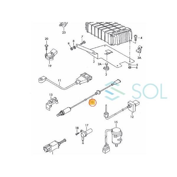 フォルクスワーゲン VW ポロ 6N2 9N_ 9A4 ポロヴァリアント 6KV5 ルポ 6X1 6E1 O2センサー フロント ...