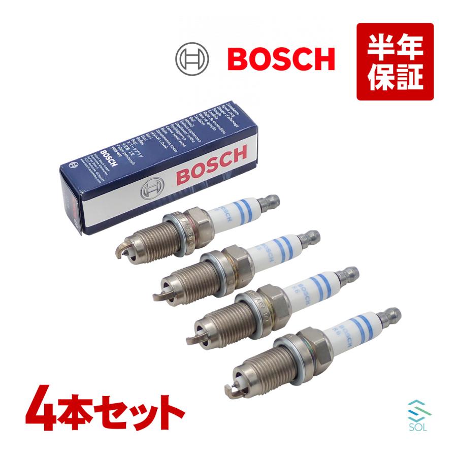 アウディ A1 8X1 8XF 8XA 8XK A3 8P1 8PA 8P7 イリジウム スパークプラグ 4本セット BOSCH ...