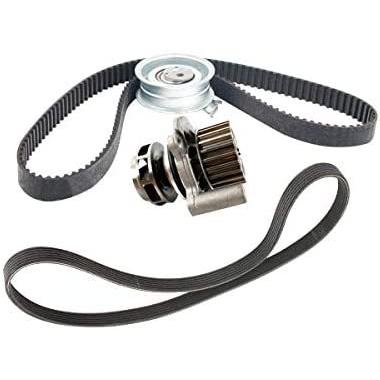 フォルクスワーゲン VW ボーラ ゴルフ4 ニュービートル タイミングベルトキット(INA製) ウォーターポンプ ドライブベルト 4点セット ...