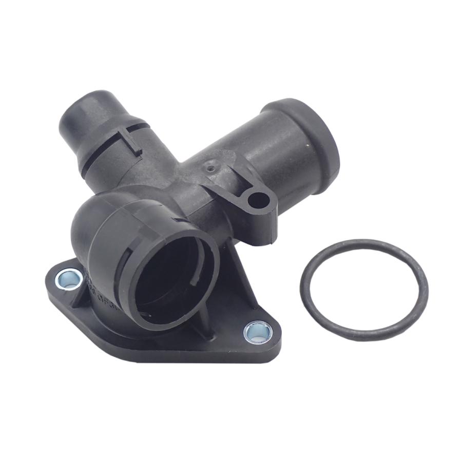 Audi アウディ A4 8E ウォーターホースフランジ クーラントホースフランジ ガスケット付 06B121132D 出荷締切18時 ...