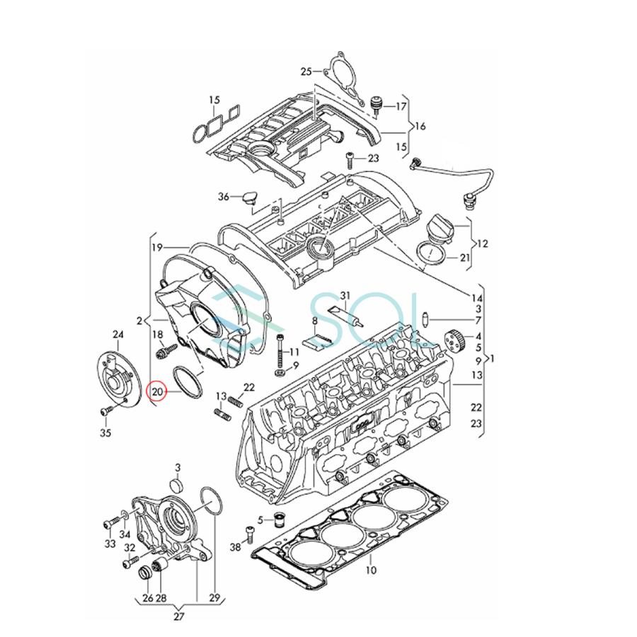 Audi（アウディ） A3(8P1 8PA) A4(8K2 8K5 8KH) A5(8T3 8TA 8F7) A6(4G2 4GC 4G5 ...