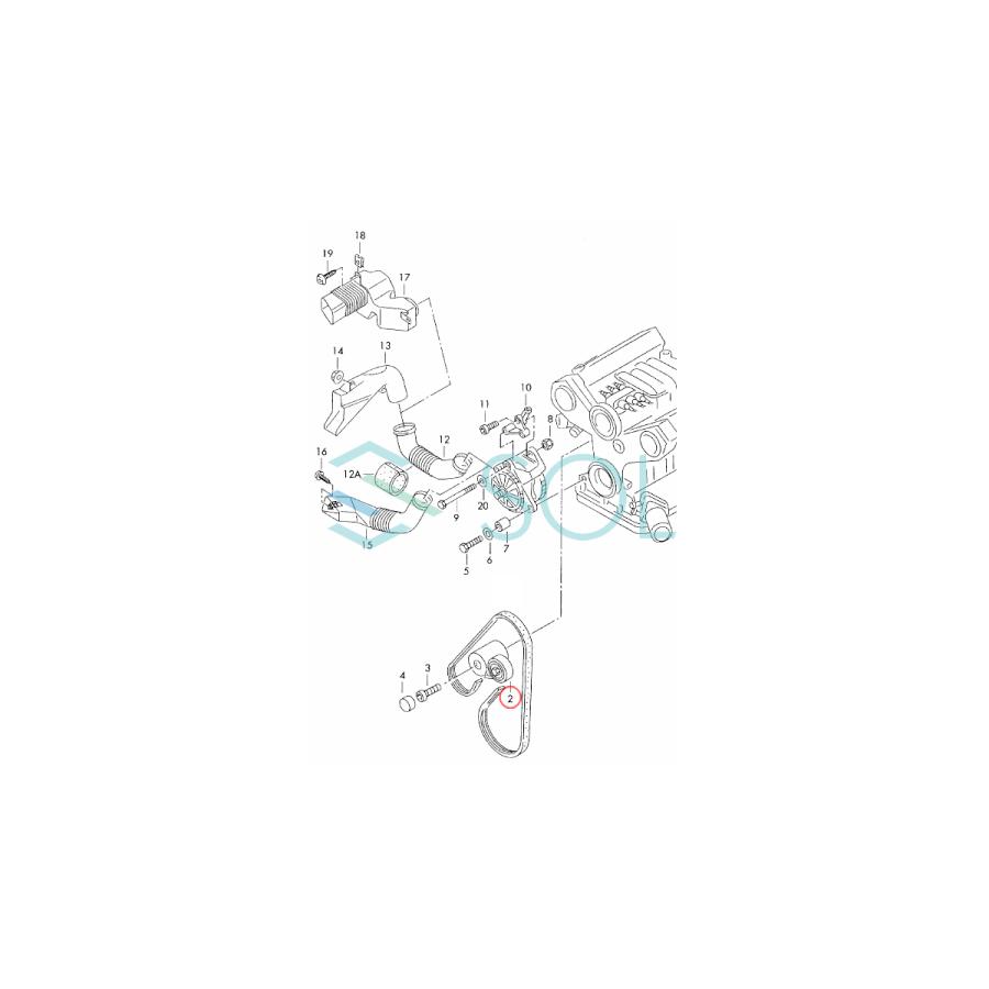 Audi アウディ 80 8C A4 8D 8E ベルトテンショナー 078903133AB 078903133B 078903133T 出荷 ...