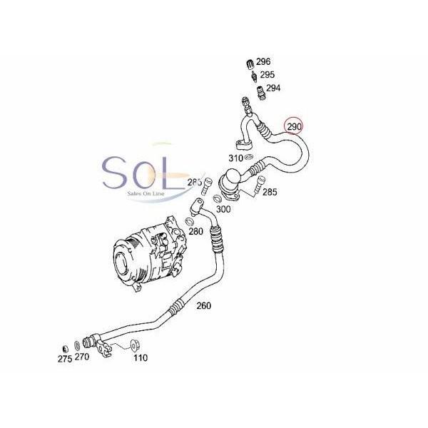 【特価品】ベンツ W203 エアインテークホース C180 C200 C230 1112306756 1112307056 出荷締切18時 ...