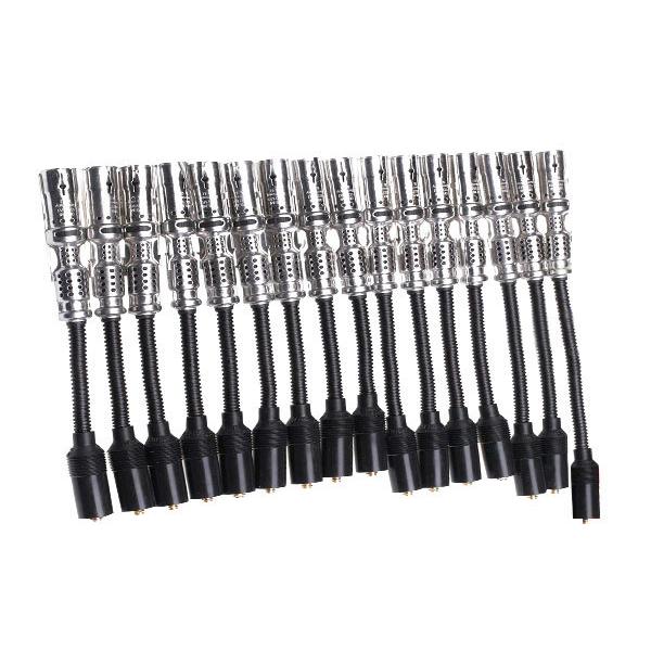 Mercedes-Benz ベンツ W163 W164 V8エンジン イグニッションコイル プラグコード 1台分16本 ML430 ML500 ...