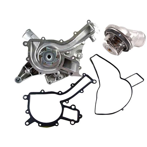 Mercedes-Benz ベンツ W210 W211 W219 ウォーターポンプ + サーモスタット 2点セット E240 E280 E320 E430 E500 CLS350 CLS500 ...