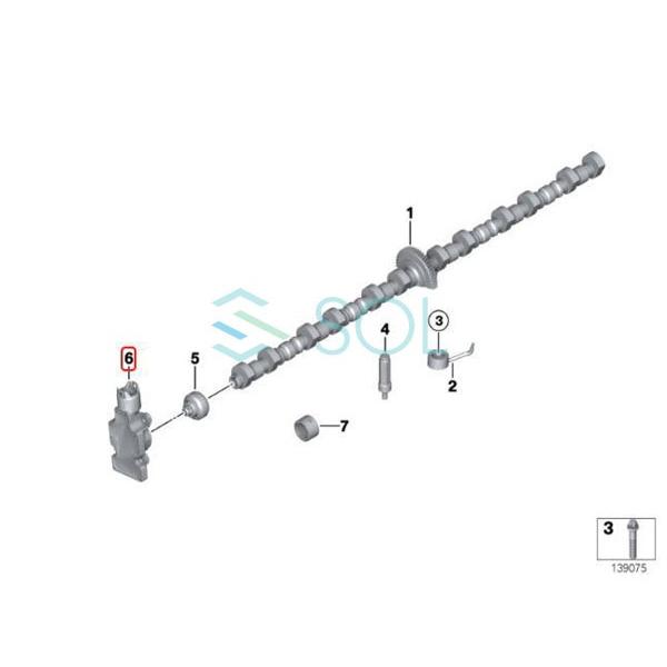 BMW E87 E90 E91 E92 E60 E61 F10 F11 E63 E64 エキセントリックシャフトセンサー 130i 323i 325i 523i 525i 530i 630i ...