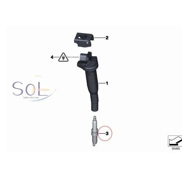 BMW E82 E87 E88 E46 プラチナ スパークプラグ 4本セット(1台分) BOSCH 118i 120i 316ti 318i ...