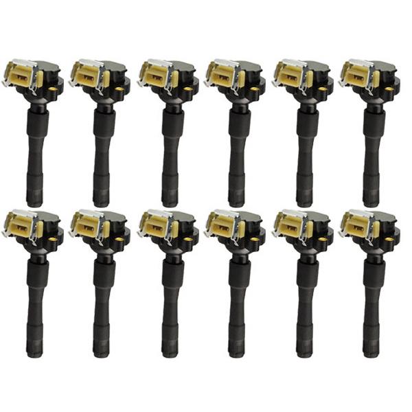 BMW E38 イグニッションコイル 型 12本セット 750iL L7 12131703228 12131748018 ...