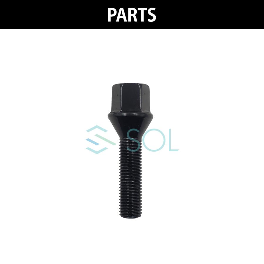 BMW BMW E60 E61 E39 E34 E28 E63 E64 E65 E66 E38 E32 Z3 E36 M12 P1.5 60度 テーパー ホイールボルト 首下40mm ...