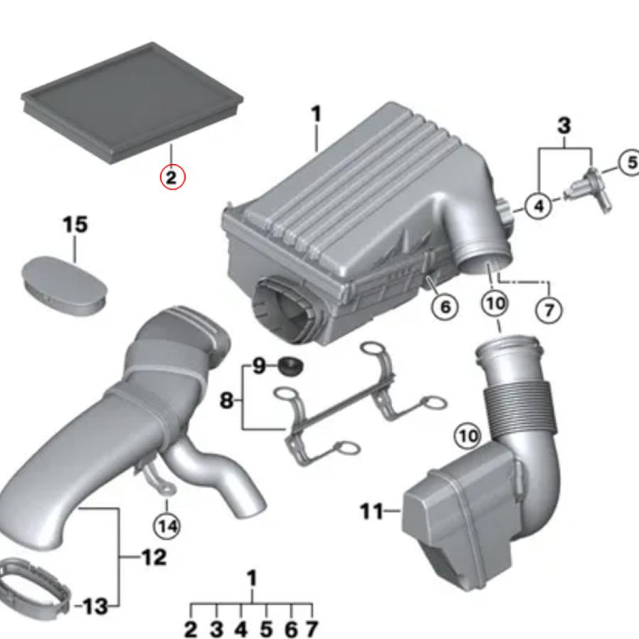 BMW BMW E70 X5 エアフィルター 3.0si 13717548888 出荷締切18時 : 自動車パーツの宝箱 SOL 2号店 ...