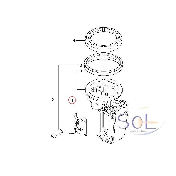 BMW MINI R50 R52 フューエルポンプ 燃料ポンプ ガソリンポンプ ワン クーパー 16146766176 16146759955 ...