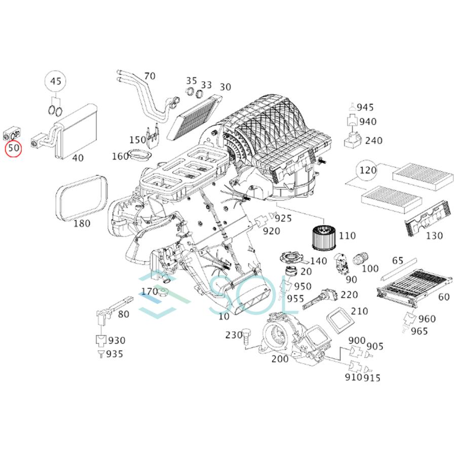 Mercedes-Benz（メルセデス・ベンツ） エアコン エキスパンションバルブ エキパン 出荷締切18時 W164 X164 W251 ...