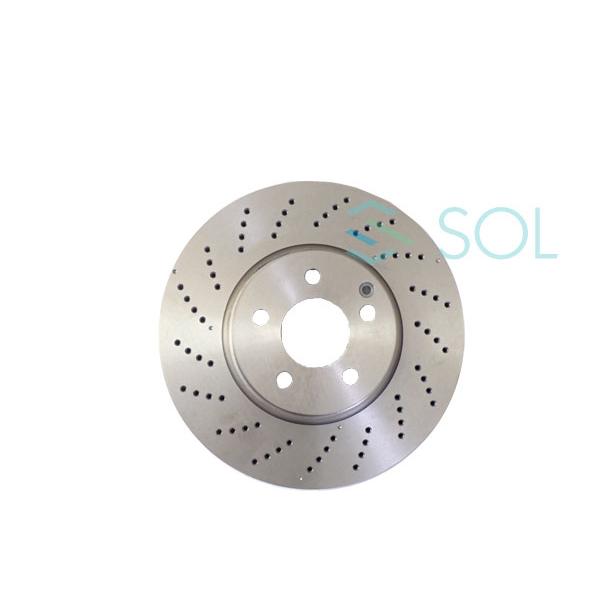 Mercedes-Benz HAPAD ベンツ Eクラス W212 E250 E300 E350 フロント ブレーキローター 左右セット 2044211012 0004211112 ...