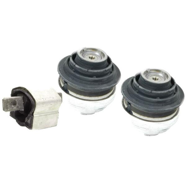 Mercedes-Benz ベンツ W221 W216 エンジンマウント 左右セット + ミッションマウント S350 S500 S550 ...