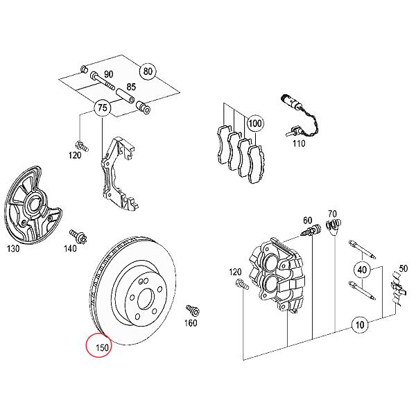 Mercedes-Benz HAPAD ベンツ Eクラス W211 E240 フロント ブレーキローター 左右セット 2114210712 2114210812 18時まで即日出荷 : 自動車 ...