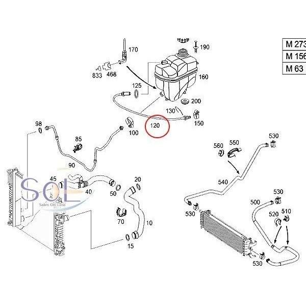Mercedes-Benz ベンツ W211 W219 ベンチレーションホース ブリーザーホース E240 E250 E280 E300 E320 E350 CLS350 2115010625 ...