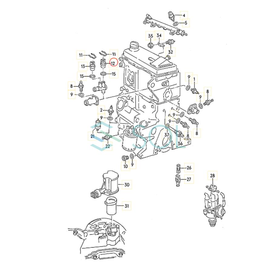 フォルクスワーゲン VW ジェッタ2(19E 1G2 165) パサートB3 B4(3A2 3A5 35l) ポロ(86C 80) ヴェント ...