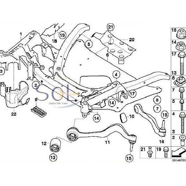 BMW BMW E60 E61 フロント ロアアーム コントロールアーム 左側 525i 530i 540i 545i 550i M5 ...