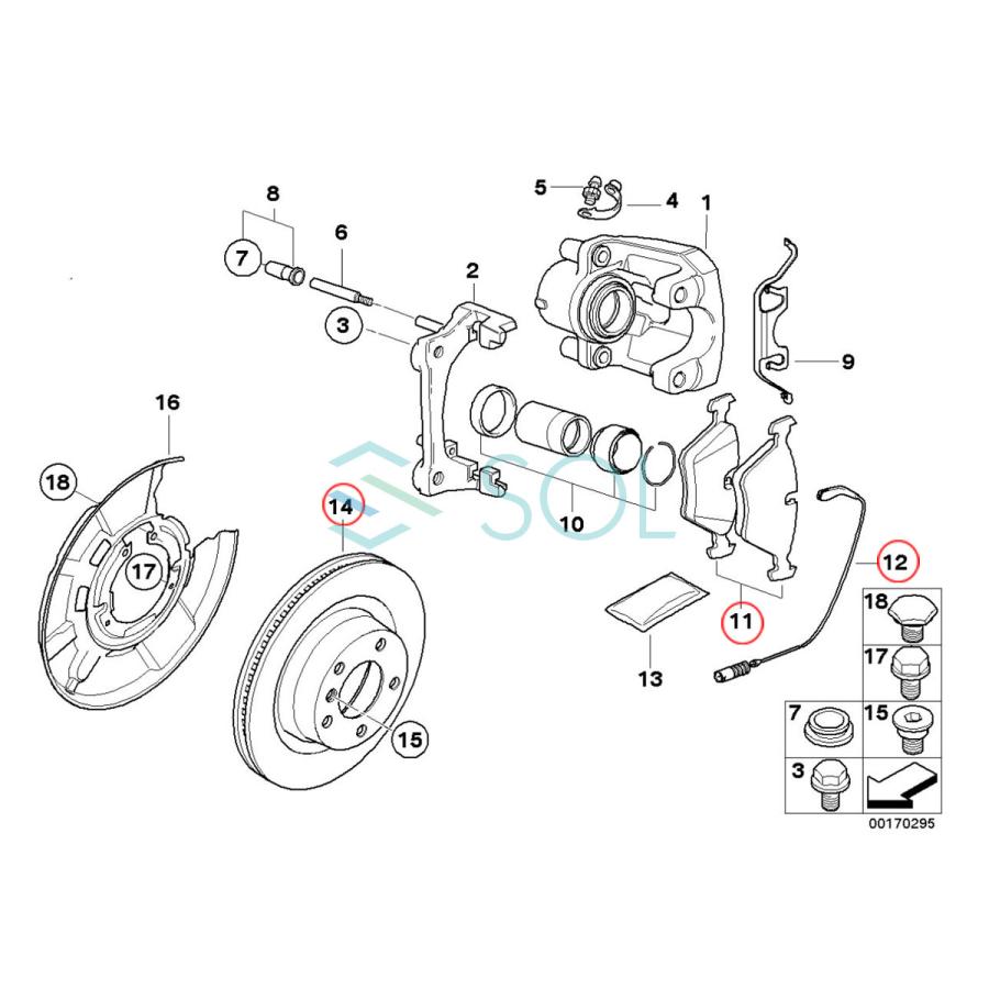 BMW HAPAD 3シリーズ E91 320i リア パッド センサー ローター 34216774692 34356792564 34216855007 18時まで即日出荷 : 自動車パーツ ...