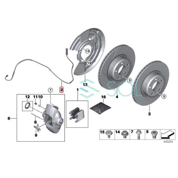 BMW HAPAD 2シリーズ F22 220i リア ブレーキパッド + ブレーキパッドセンサー 34216873093 34356792292 18時まで即日出荷 : 自動車パーツの宝箱 ...