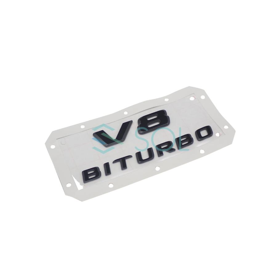 Mercedes-Benz ベンツ W463A AMGナイトパッケージ 純正 V8BITURBO サイドエンブレム ブラック 左右共通 ...