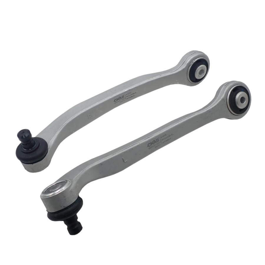 Audi アウディ A6 C6 4F A8 D3 4E フロント アッパーアーム 前側 左右セット 4E0407505E 4E0407506E ...