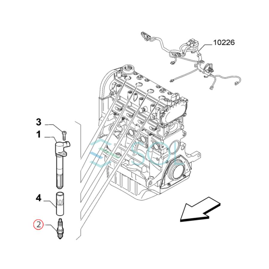 BOSCH スパークプラグ 1本 ダブルイリジウム 出荷締切18時 アルファロメオ ジュリエッタ ミト 55249868 55247855 ...