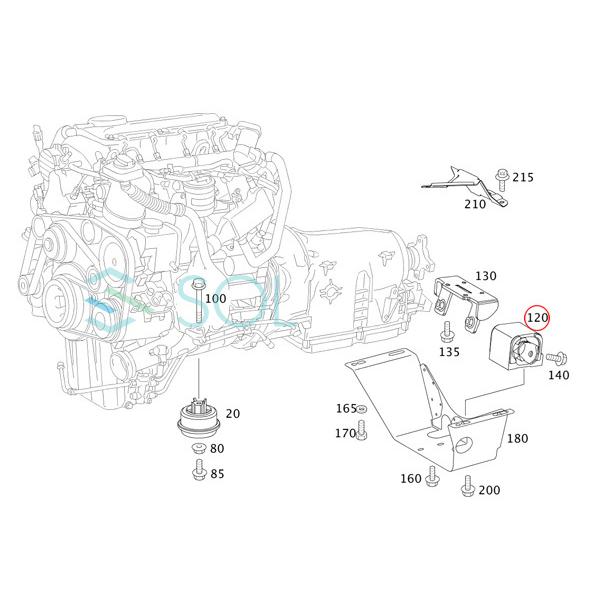 Mercedes-Benz（メルセデス・ベンツ） ベンツ W639 ミッションマウント V350 6392420013 出荷締切18時 ...