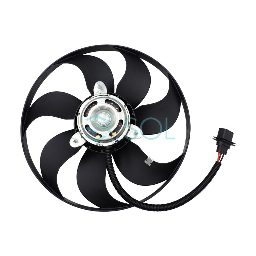 フォルクスワーゲン VW ワーゲン ニュービートル 1C 1Y 9C ラジエーター 電動ファン ブロアファン 345MM 6X0959455C 1C0959455 6H0959455 出荷締切 ...