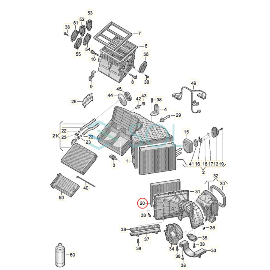 ポルシェ カイエン(92A) エアコンフィルター 95857221900 出荷締切18時 :7P0819631-001VVV:自動車パーツの ...
