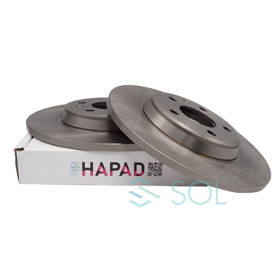 Audi（アウディ） HAPAD A5 8T 8F リア ブレーキローター ブレーキパッド 左右 セット 8K0615601B ...