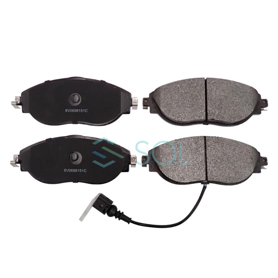 フォルクスワーゲン HAPAD VW ワーゲン ティグアン AD フロント ブレーキパッド ディスクパッド 左右セット 8V0698151C 5Q0698151K 18時まで即日出荷 ...