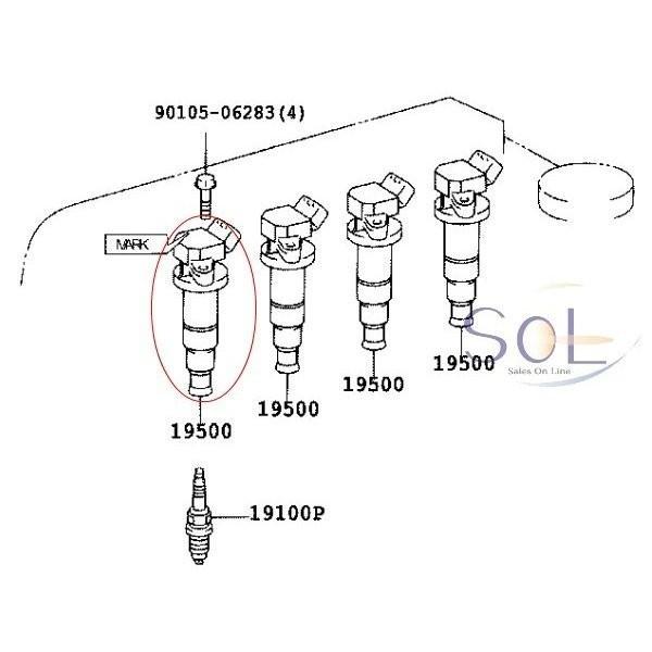 トヨタ ヴィッツ(KSP90 KSP130) イグニッションコイル 90080-19015 90080-19019 90919-02239 ...