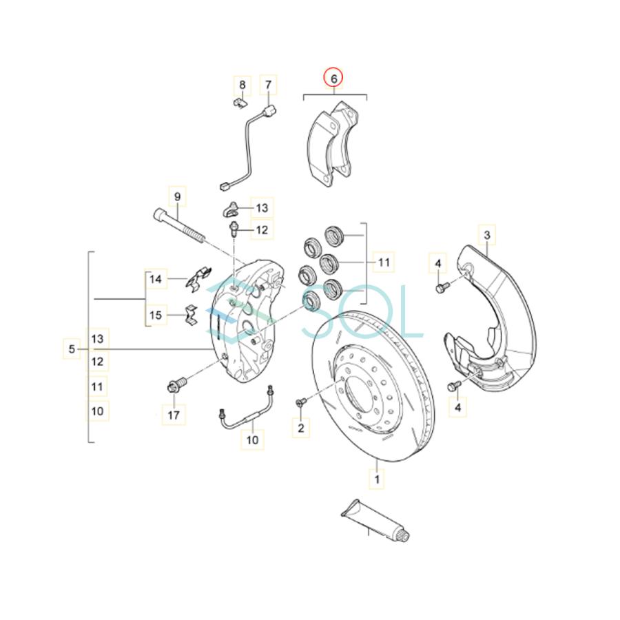 フォルクスワーゲン HAPAD VW ワーゲン トゥアレグ 7L フロント ブレーキパッド ディスクパッド 左右セット 7L0698151K 7L0698151L 18時まで即日出荷 ...