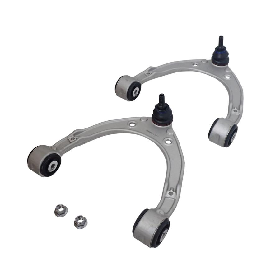 PORSCHE ポルシェ カイエン ターボ(92A) フロント アッパーアーム コントロールアーム ナット付 左右セット ...