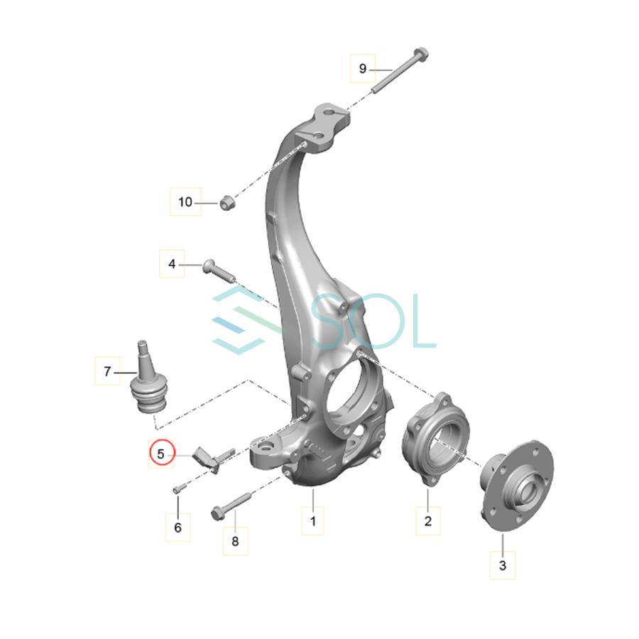 PORSCHE（ポルシェ） マカン(95B) スピードセンサー ABSセンサー 前後1台分セット 95B927803B 95B927804B ...